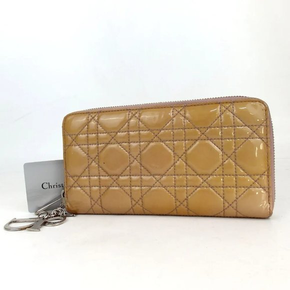 Dior | Bags | Authentic Christian Dior 2lu010 Lady Dior Cannage Stitch ...